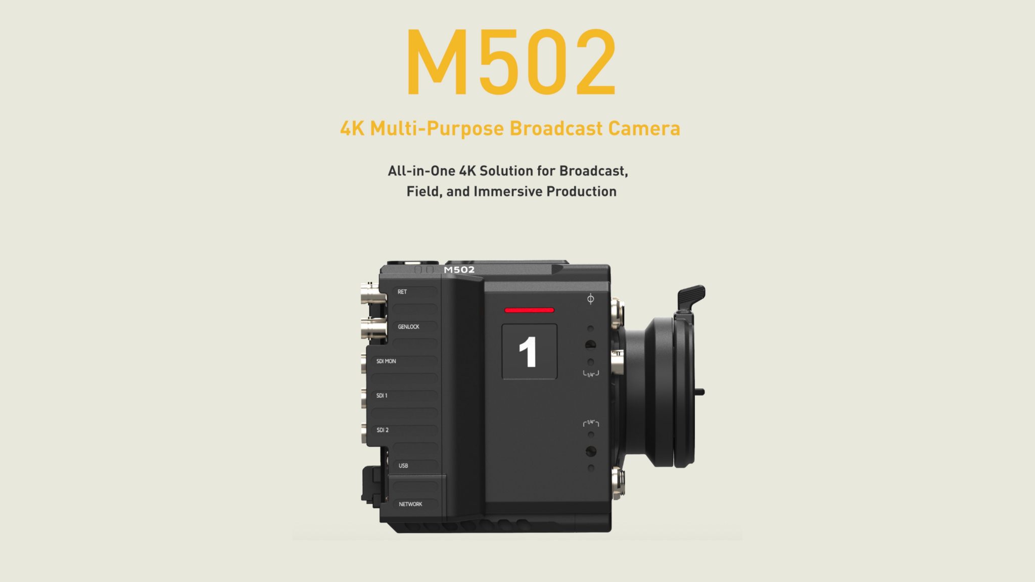 Kinefinity M502 4K Multi-Purpose Broadcast Camera - Newsshooter