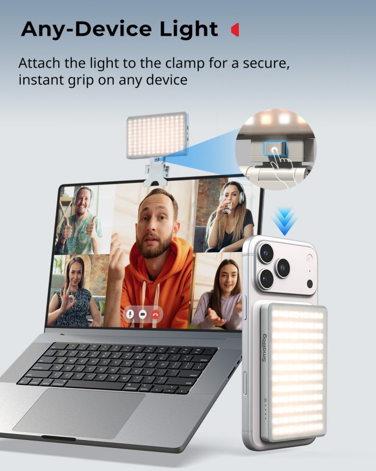 SmallRig M3 Attachable LED Video Light for Smartphones - Newsshooter