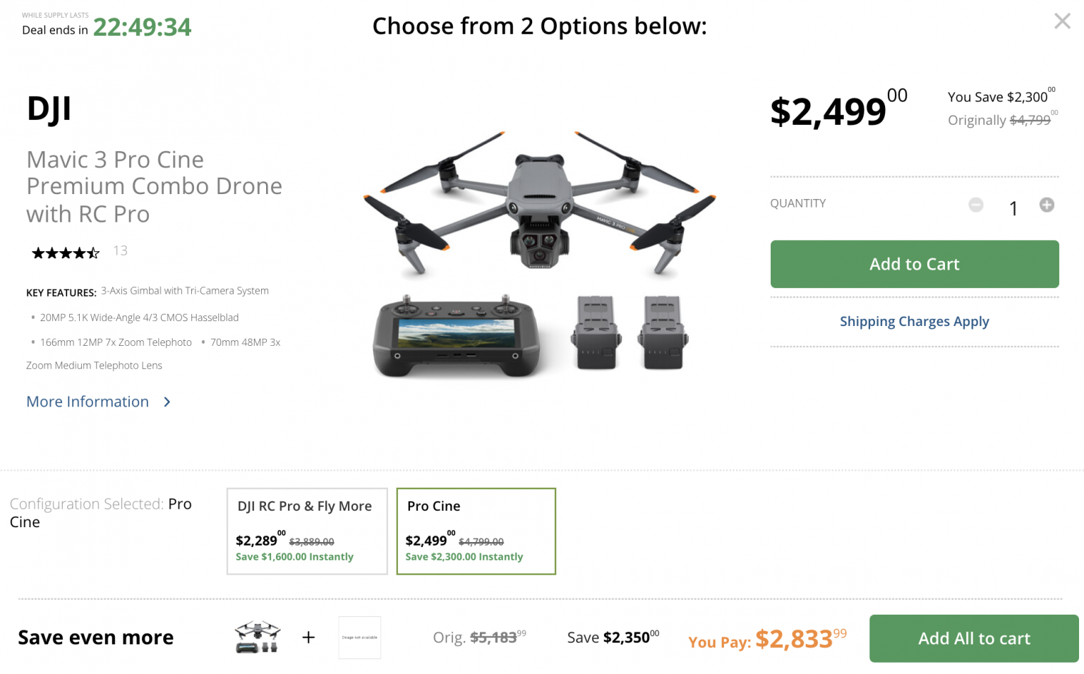Save up to $2,300 USD on the DJI Mavic 3 Pro & Mavic 3 Pro Cine - Newsshooter
