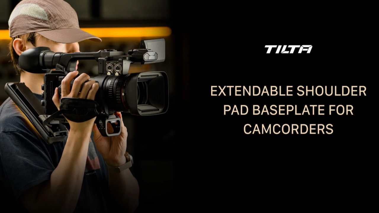 Tilta Extendable Shoulder Pad Baseplate for Camcorders - Newsshooter