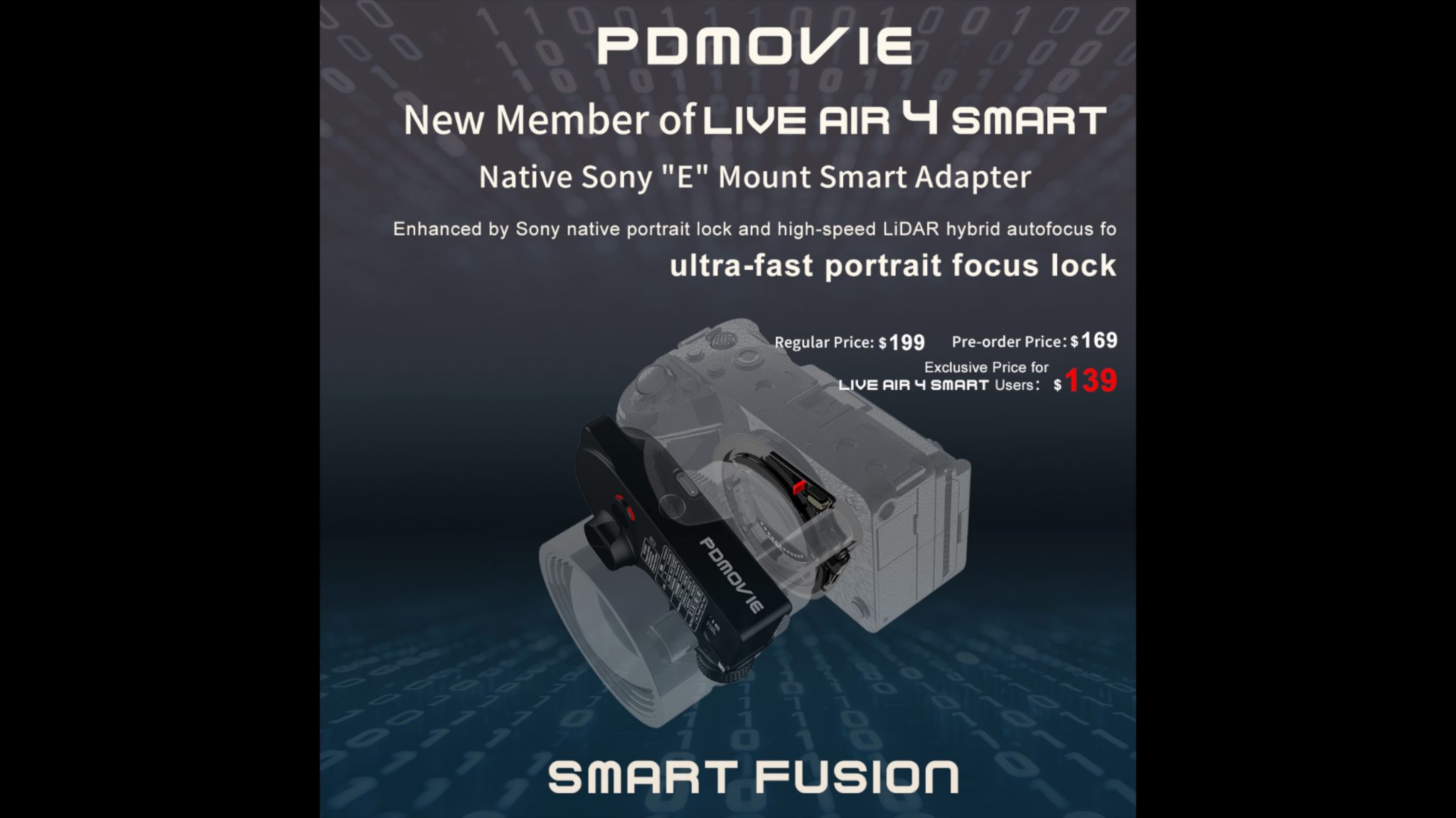 PDMOVIE SMART FUSION Sony E-Mount Smart Adapter - Newsshooter