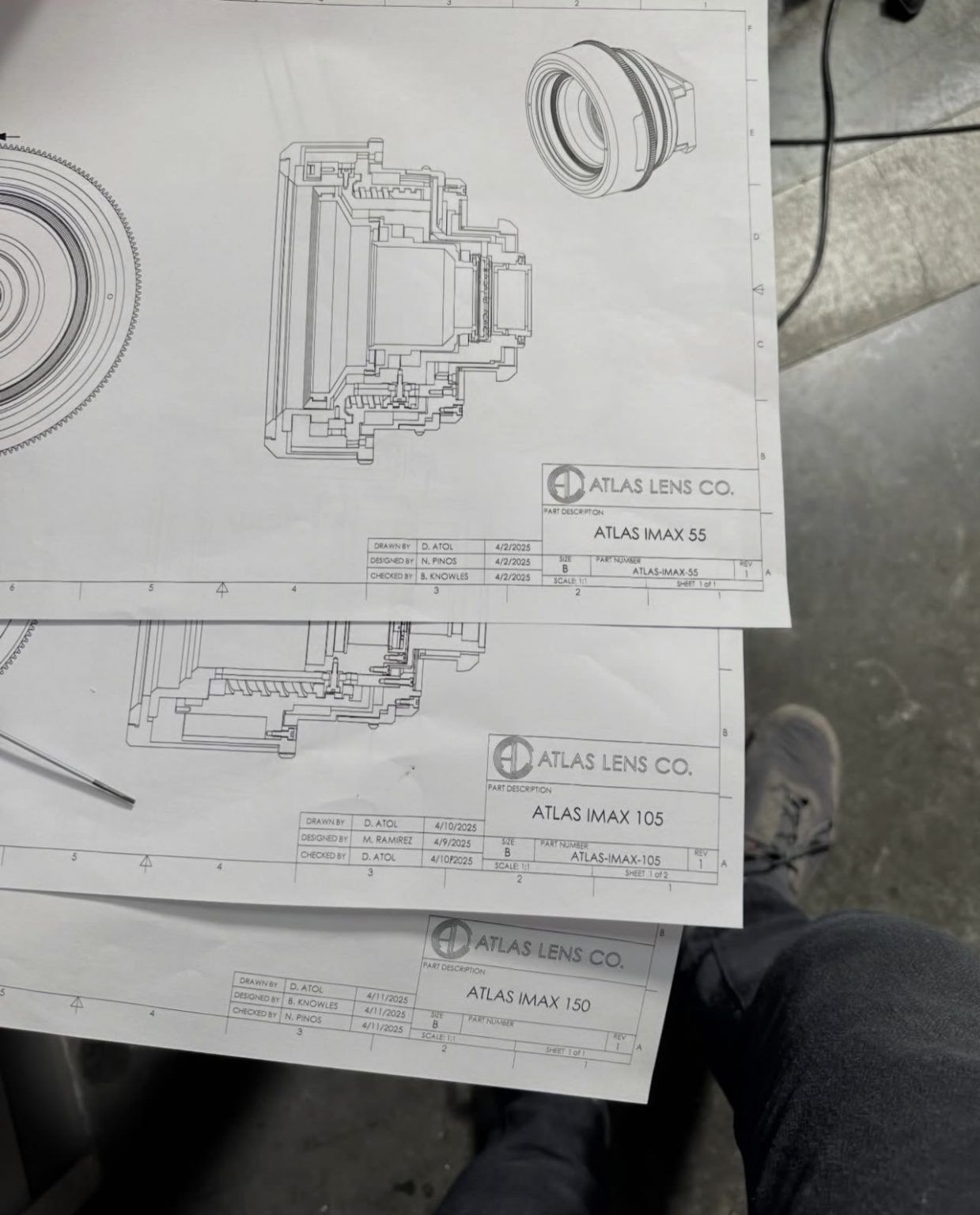 Atlas Lens Co. Kaizen 1.5x Anamorphic lenses & custom spherical IMAX ...