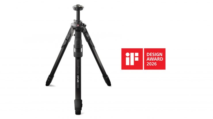 Manfrotto ONE Hybrid Tripod Wins iF Design Award 2026 - Newsshooter