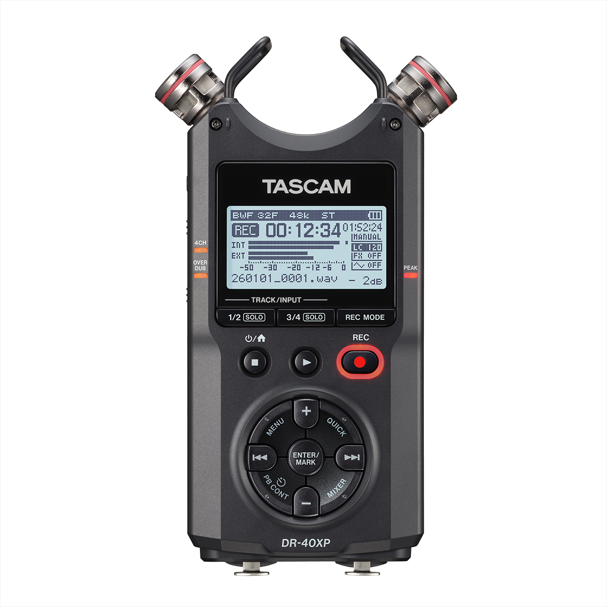 TASCAM Announces the DR-40XP 4-Channel 32 Bit Float Portable Handheld ...
