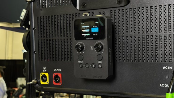 NEEWER AP600C Full Color Panel Light first look at NAB 2026 - Newsshooter