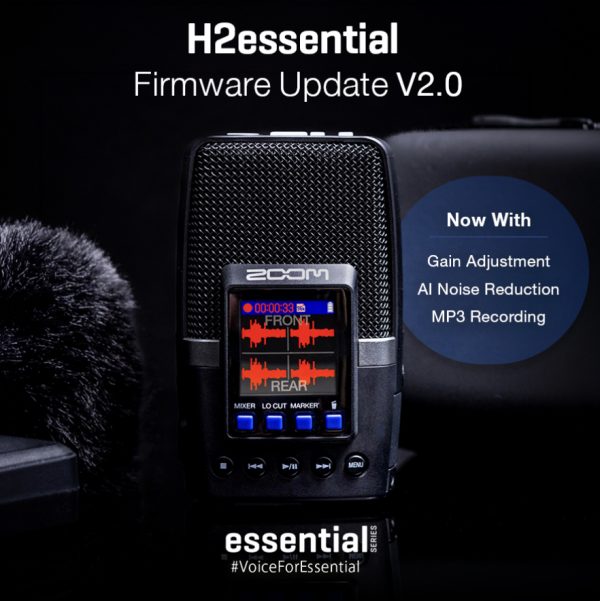 Zoom H2essential Firmware Update - Newsshooter