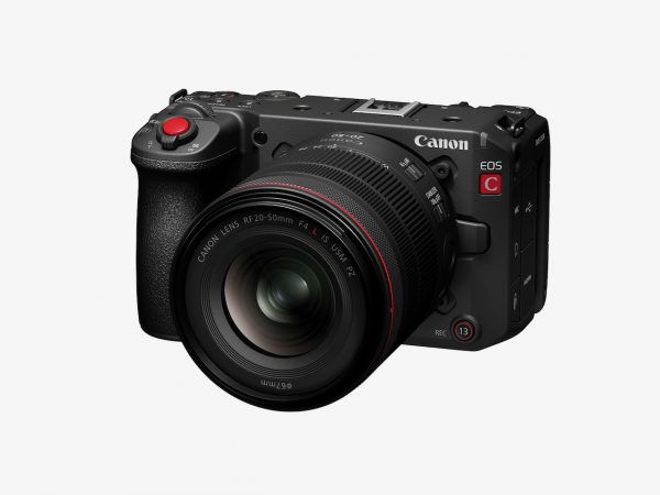 RF 20 50mm f4L IS USM PZ Front Slant with C50 - Newsshooter