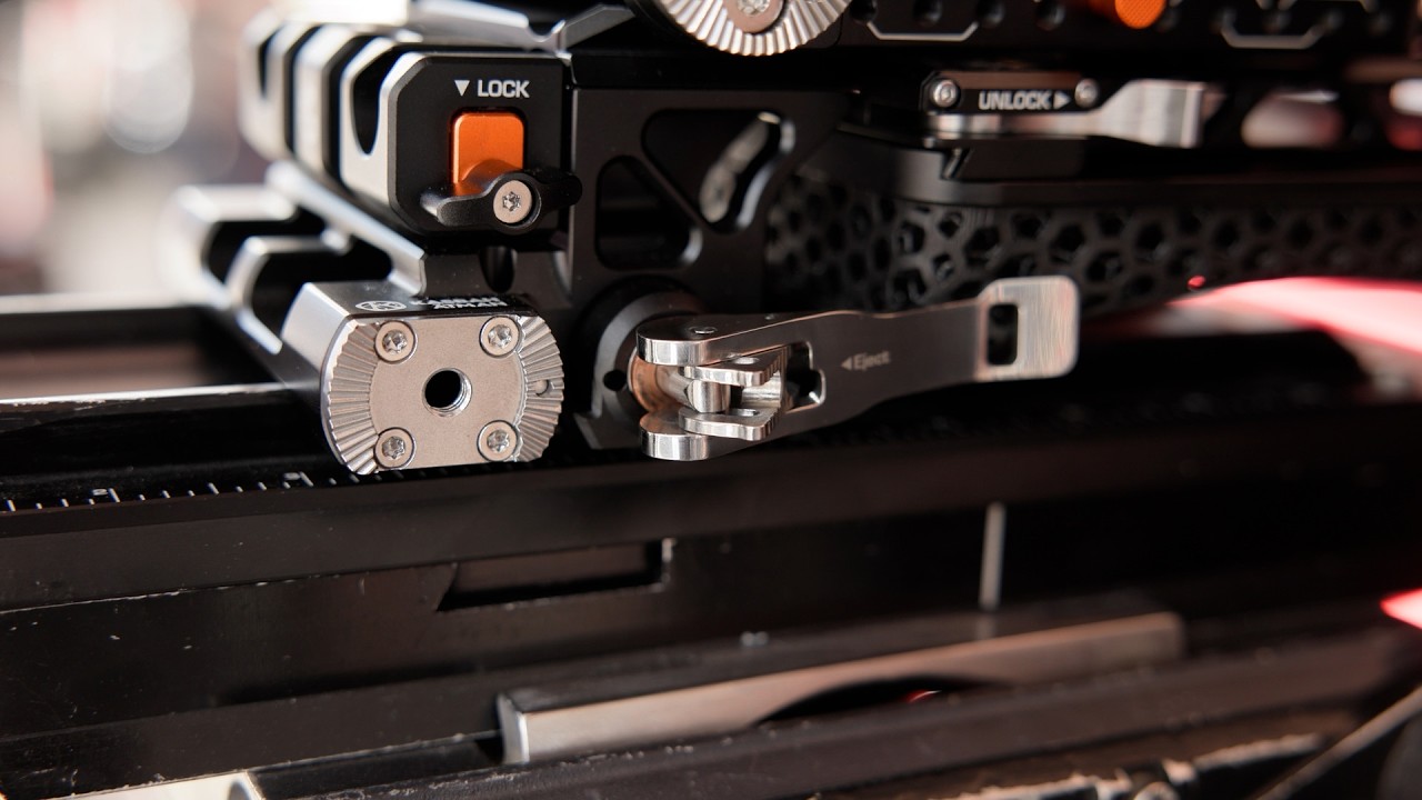 Bright Tangerine ARRI Locking Shoulder Pad - First Look Cine Gear 2026 ...