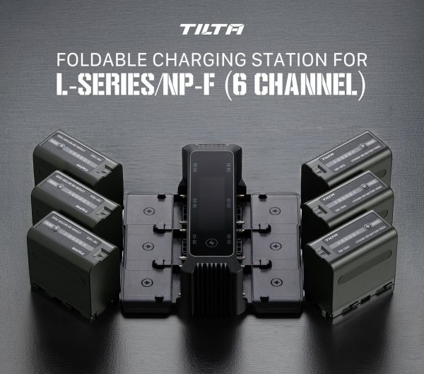 Tilta Foldable Charging Station for L-Series/NP-F (6-Channel) - Newsshooter
