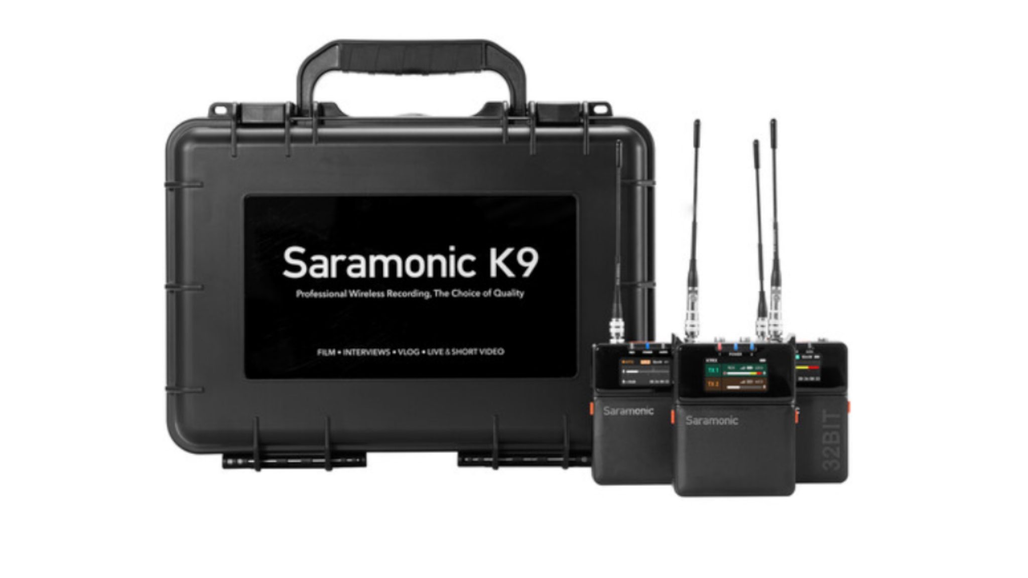 Saramonic K9-US Pro 2-Person Digital UHF Wireless Microphone System ...